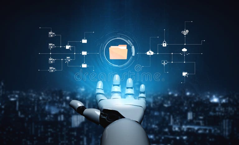 AI Organizing Folder Structures for Digital Workflow Vouch Stock ...