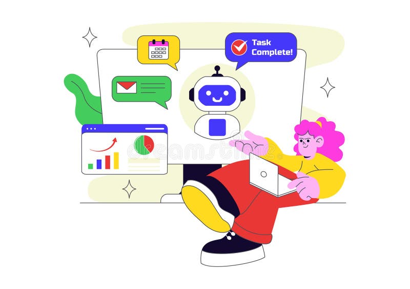 Smart Digital Assistant Interface Stock Illustrations – 11,772 Smart ...