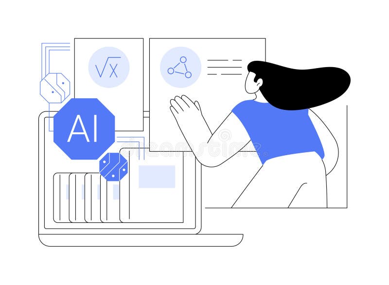 AI-Personalized Learning Plans Abstract Concept Vector Illustration ...