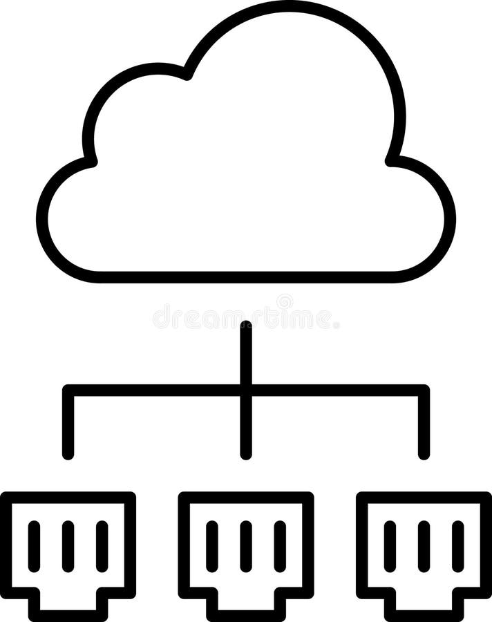 AI Platform Artificial Intelligence Ai Chip Vector Sign Outline Icon Internet Technology ...