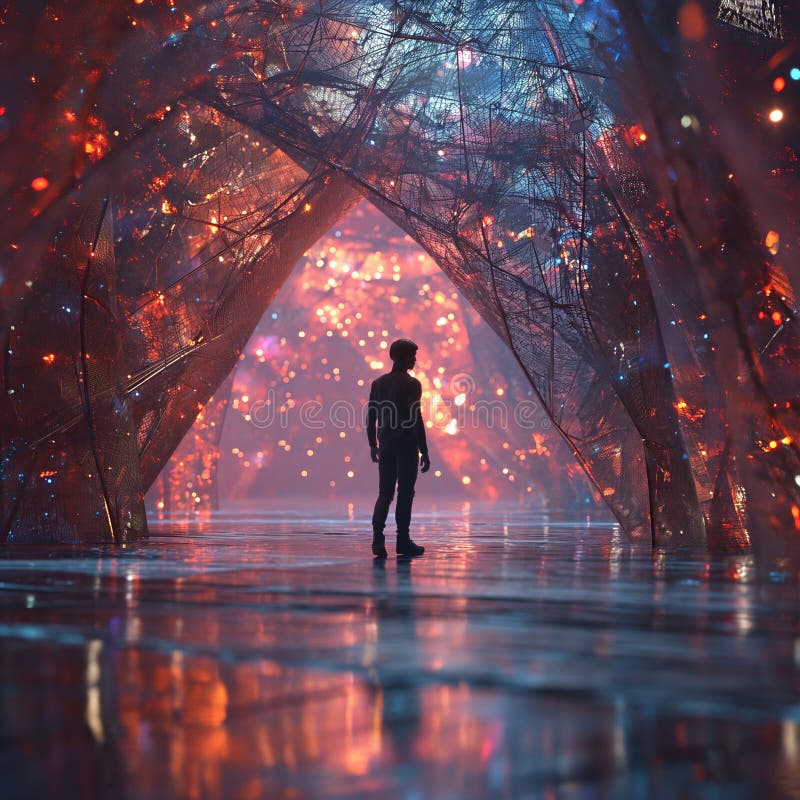 The Insightful Pathfinder in the Digital Library (2070), AI Generated ...