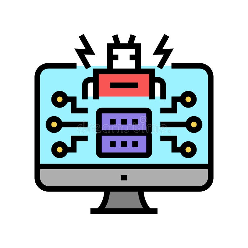 Ai Powered Attacks Color Icon Vector Illustration Stock Vector ... Ai Powered Attacks Color Icon Vector Illustration Stock Vector ...
