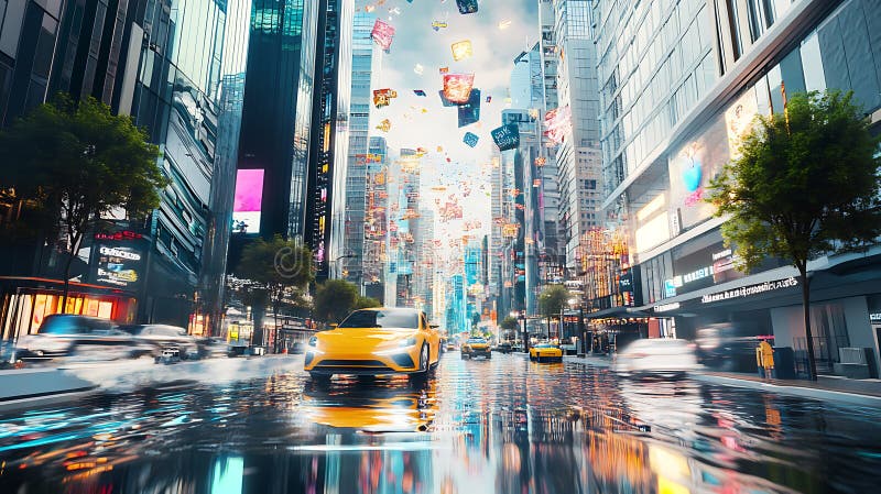 AI-powered City, Advanced Infrastructure, Digital Integration Stock ...