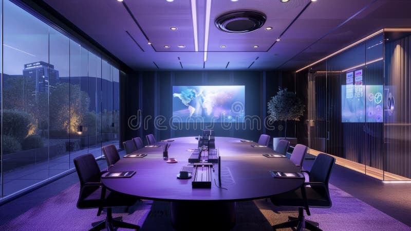 AI-powered Conference Room with Integrated VR/AR Capabilities and ...