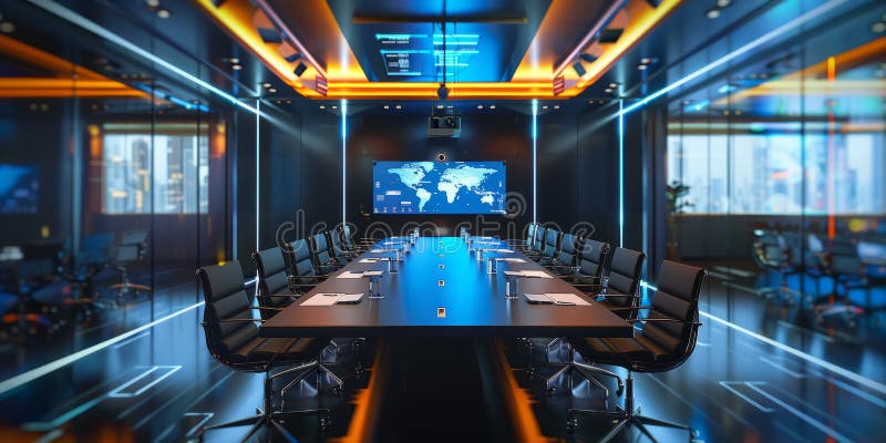AI-powered Conference Room with Integrated VR/AR Capabilities and ...