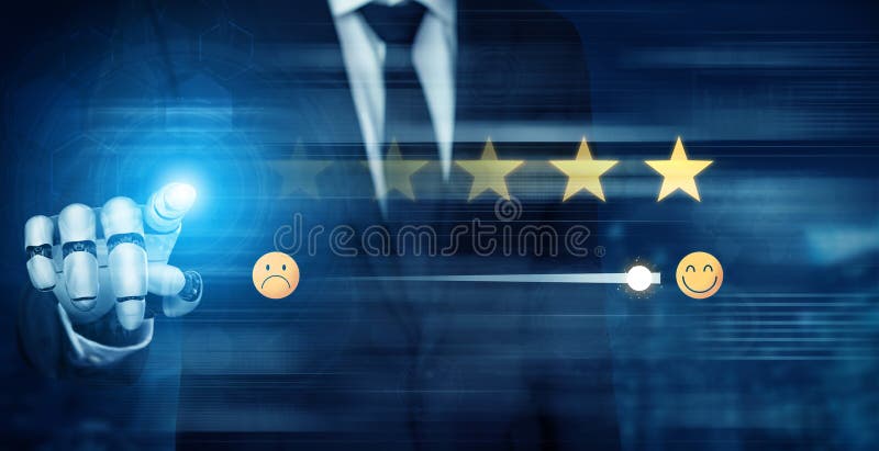 AI-powered Customer Satisfaction Analysis Vouch Stock Image - Image of customer, rating: 397093441