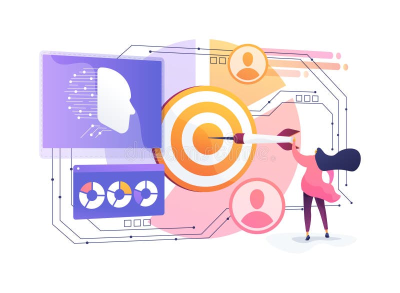 AI-Powered Customer Segmentation Abstract Concept Vector Illustration. Stock Vector ...