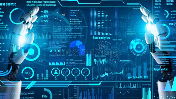 AI-Powered Data Analytics for Business Intelligence Stock Photo - Image of strategy, engineering ...