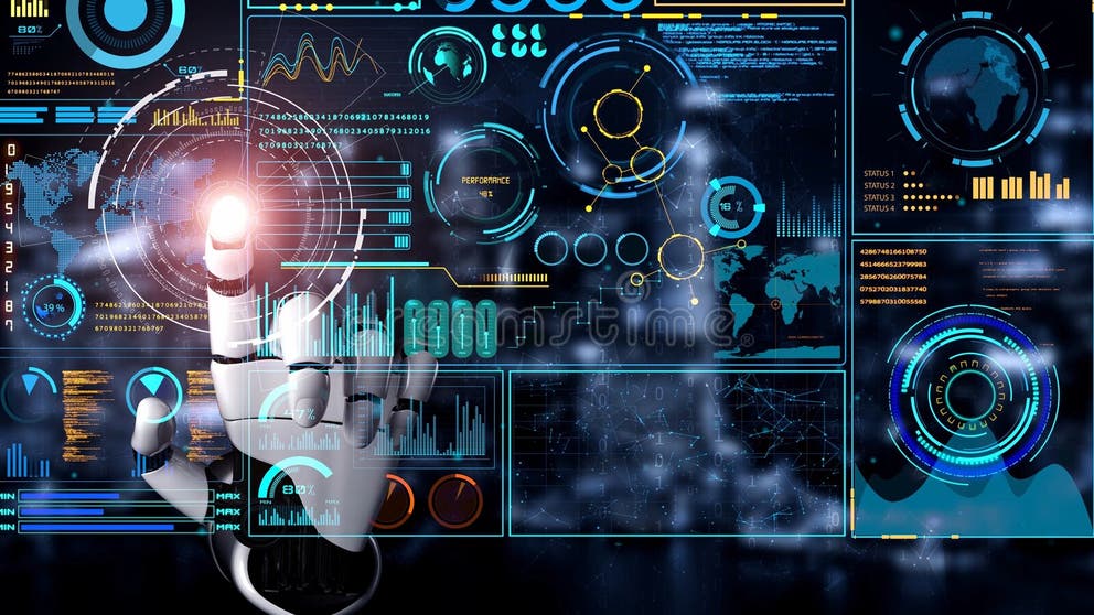 AI-Powered Data Analytics for Business Intelligence Stock Photo - Image ...