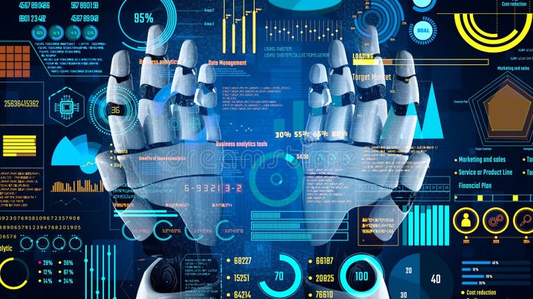 AI-Powered Data Analytics for Business Intelligence Stock Image - Image of investment ...