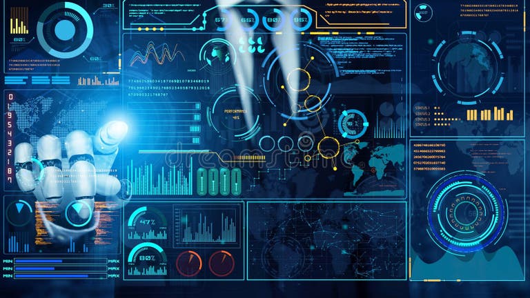 AI-Powered Data Analytics for Business Intelligence Stock Image - Image ...