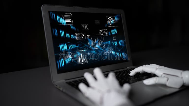 AI-Powered Data Analytics for Business Intelligence Latch Stock Photo - Image of analytics ...