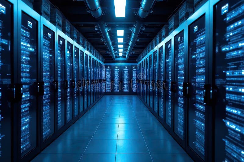 AI-Powered Data Management Revolution Stock Illustration - Illustration ...