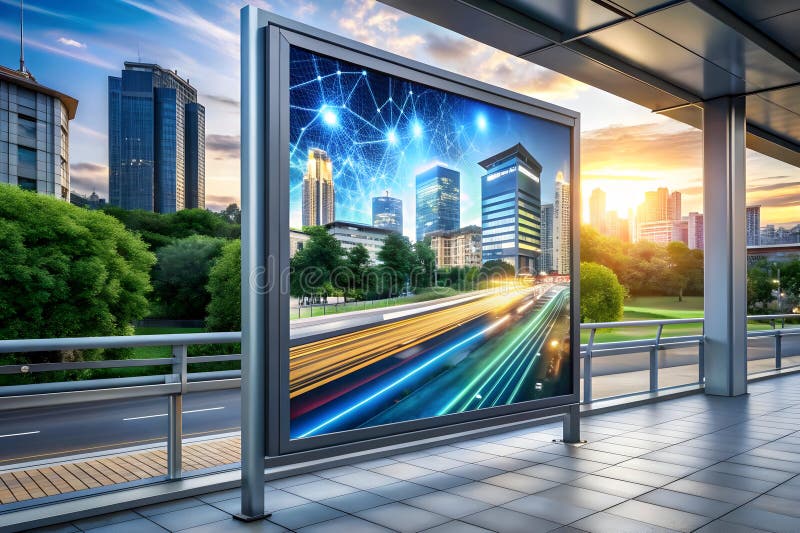 Ai Powered Data Stream Frame Concept As A Clean Border Frame Featuring Dynamic Data Streams On