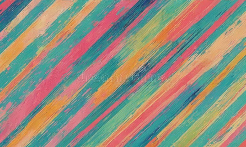Colorful Painting with Diagonal Pattern Stock Illustration ...
