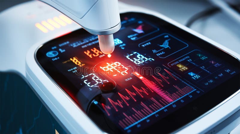AI-powered Diagnostic Tool Analyzing a Patient S Blood Sample. the ...