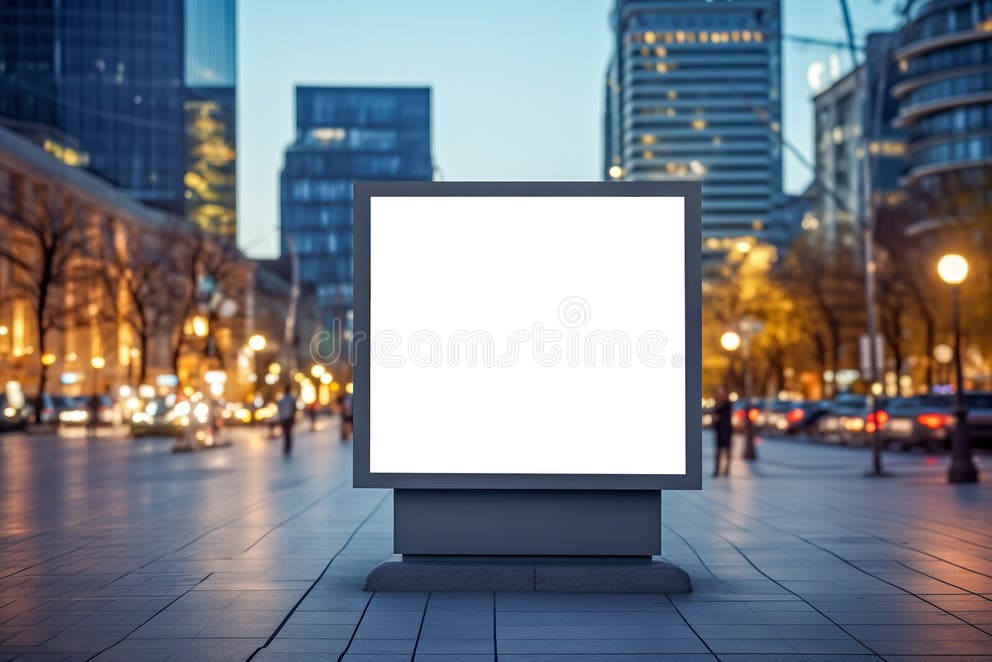 An AI-powered Digital Billboard Mockup for Displaying Interactive ...