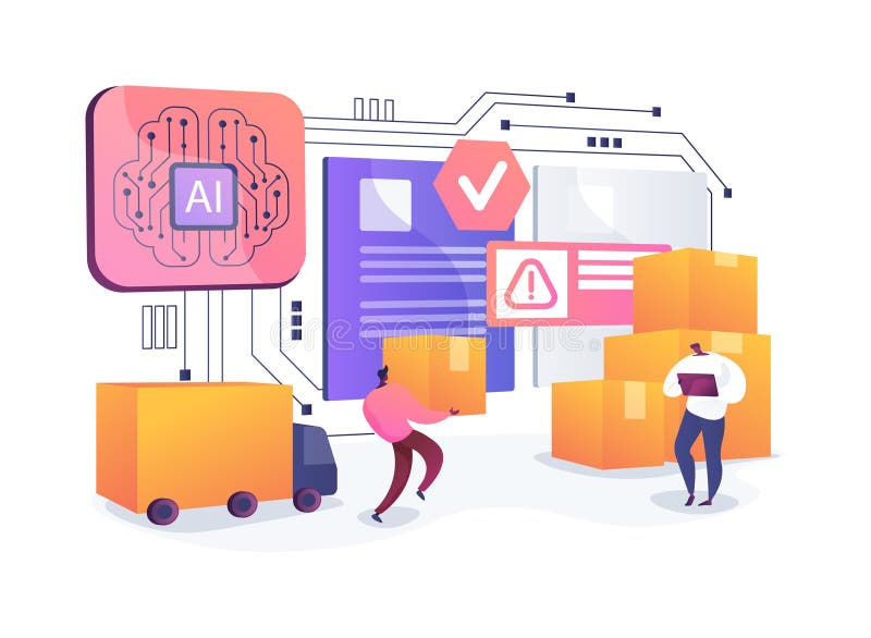 AI-Powered Disaster Relief Management Abstract Concept Vector ...