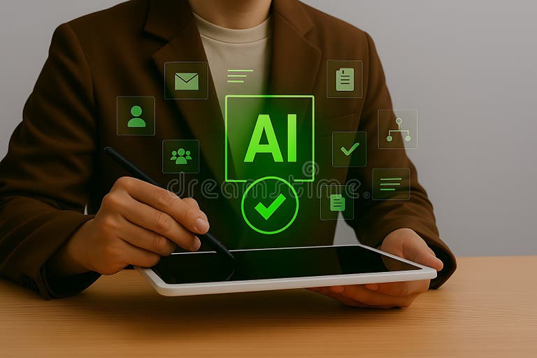 AI-Powered Document Analysis Interface Stock Image - Image of smart, digital: 390371823
