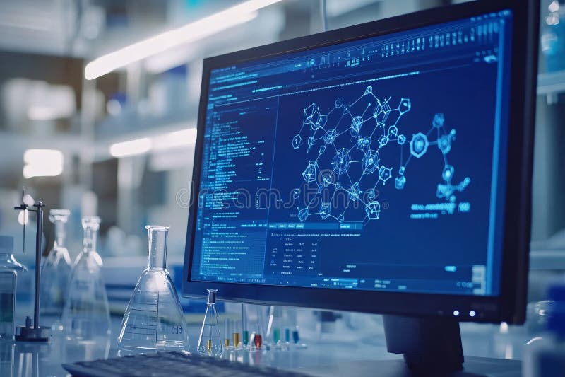 An AI-powered Drug Discovery Process in a Lab, Where Molecules are ...