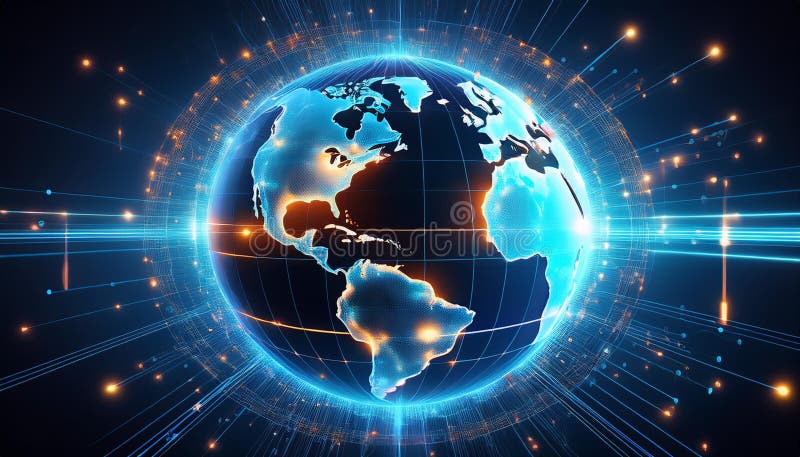 Glowing Ai Powered Globe Digital Data Streams Stock Photos - Free ... Glowing Ai Powered Globe Digital Data Streams Stock Photos - Free ...