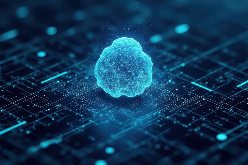 AI-Powered Inference Server Visualized As a Highly Optimized Data ...