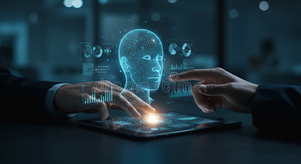 AI-Powered Insights: Humanoid Data Analysis on Tablet for Machine ...