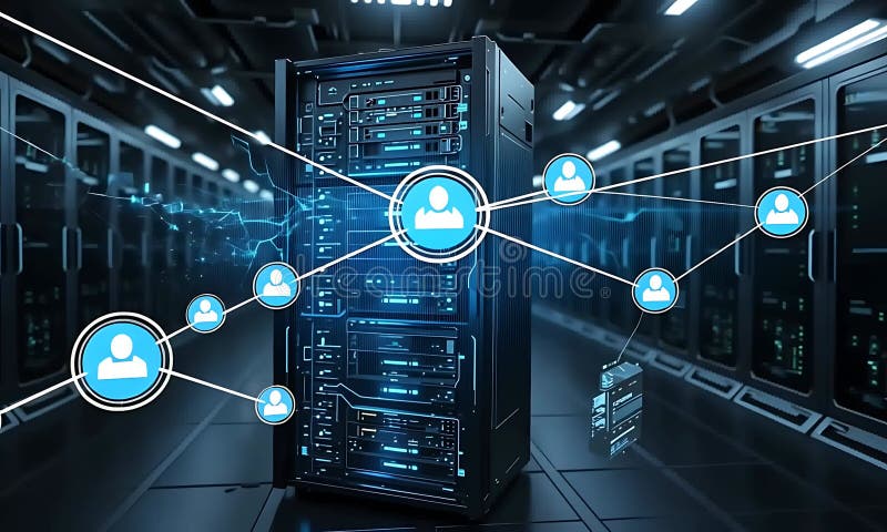 AI-Powered Network Visualization Stock Video - Video of solution ...