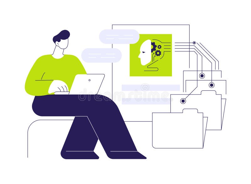 AI-Powered Onboarding Process Abstract Concept Vector Illustration ...