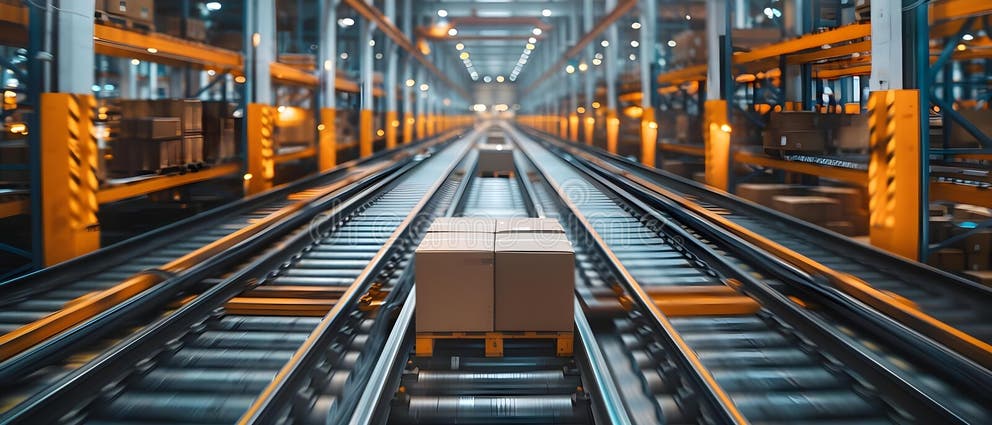 AI-Powered Precision in Warehouse Logistics. Concept AI, Precision ...