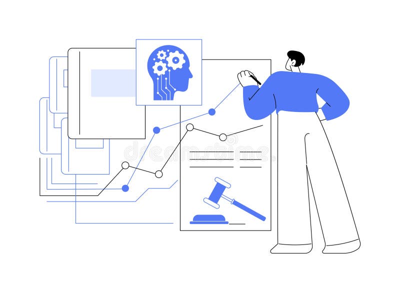 AI-Powered Predictive Analytics Abstract Concept Vector Illustration ...