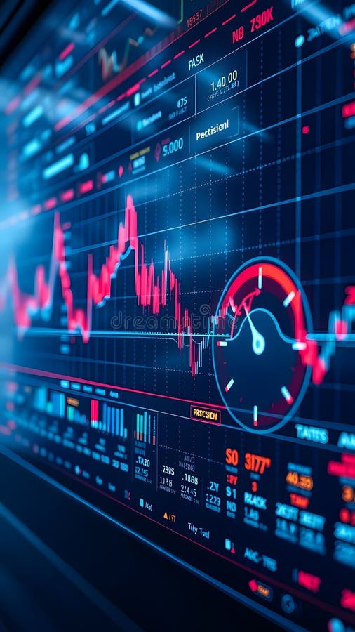AI Powered Real Time Stock Market Data Visualization on Digital Screen ...