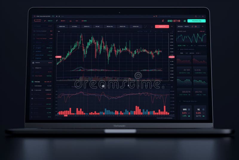 An AI-powered Trading Platform Displaying Real-time Market Data and ...