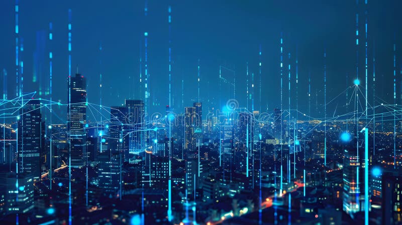 AI-Powered Urban Planning Futuristic Urban Environment Stock ...