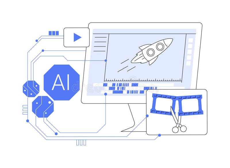 Ai Generating Video Content Stock Illustrations – 18 Ai Generating ...