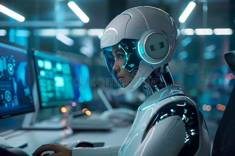 Ai Powered Smart Desk Assistant Stock Photos - Free & Royalty-Free ...