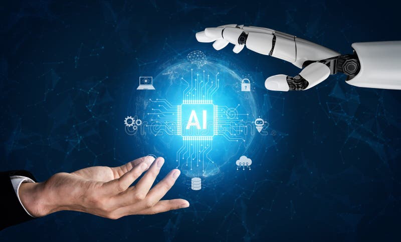 AI Powers Global Digital Transformation Vouch Stock Photo - Image of ...