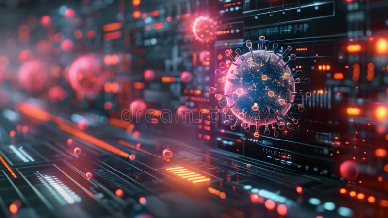 AI Predicting Infectious Disease Spread Stock Video - Video of control ...