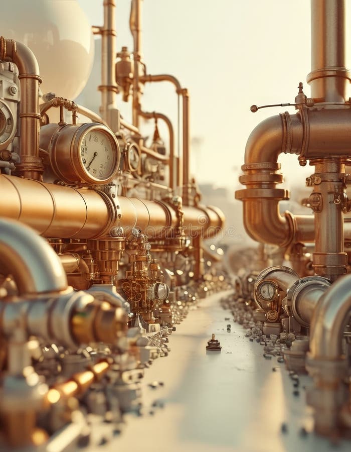 Group pipes stock photo. Image of steamed, technology - 330514678