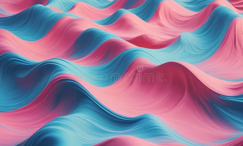 Pink and blue wave pattern stock illustration. Illustration of blue ...