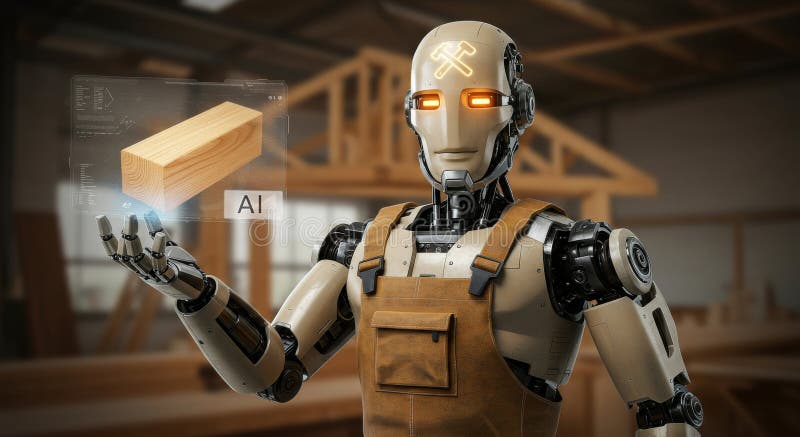 Ai Professional Carpenter Robot Stock Illustrations – 5 Ai Professional ...
