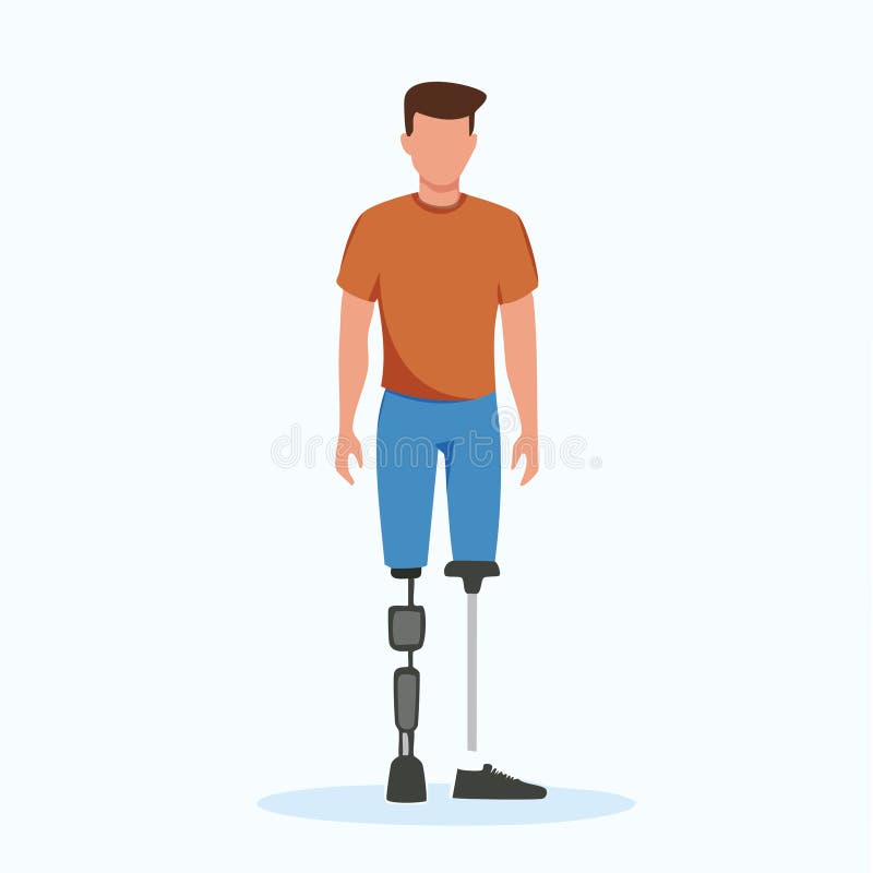 A AI Prosthetic Limb Simple Illustration Stock Illustration ...