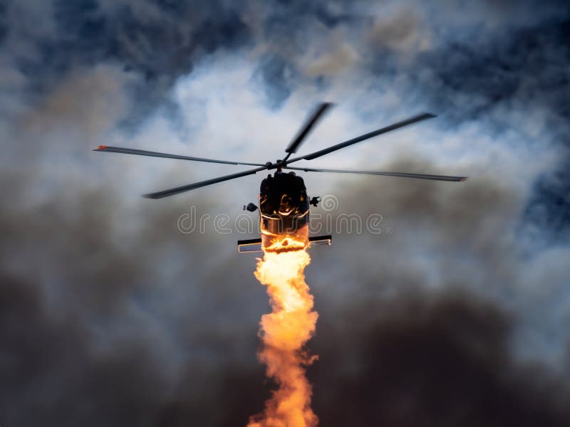 Illustration of Helicopter Accident Stock Illustration - Illustration ...