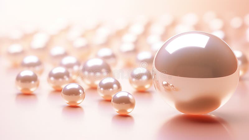 Ai Rendering of a of Shiny Pearl. Stock Photo - Image of shine, luxury ...