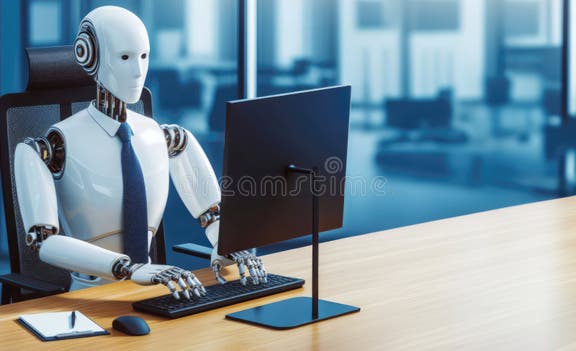 Ai Replacing Jobs Illustration Code Shift Humans Adapting To Ai The Robotic Coder A