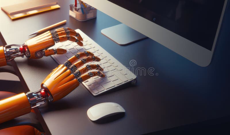 AI Replacing Jobs Illustration. Creative Algorithms - AI Takes the Art ...