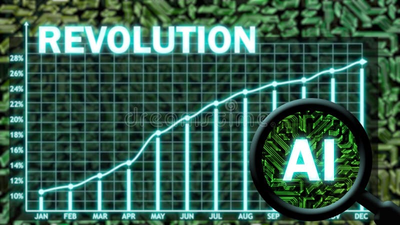 Ai Revolution and Ai Technology Concept Image Stock Photo - Image of ...