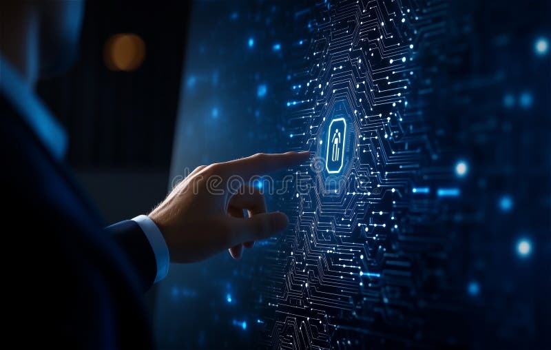 AI Revolution Unveiled: the Future of Technology Stock Illustration ...