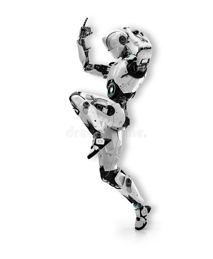 AI Robot in Action, Its Precise Movements and Advanced Technology on ...