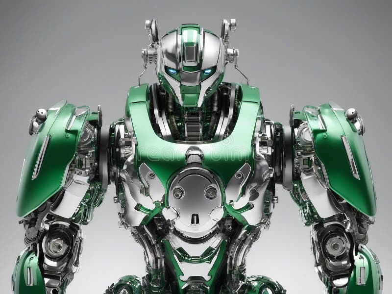 AI Robot Android. Technological Green Robot. Futuristic Droid. AI ... AI Robot Android. Technological Green Robot. Futuristic Droid. AI ...
